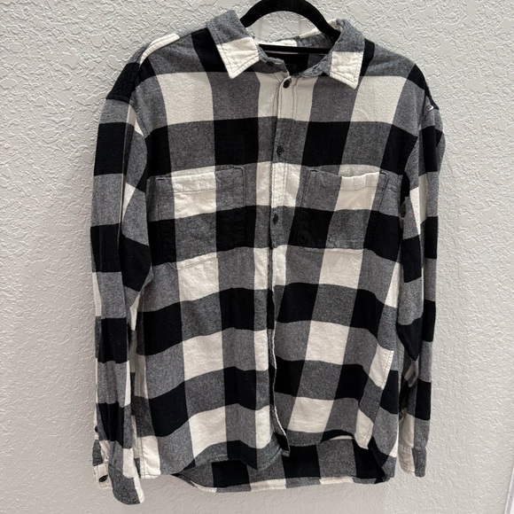H&M | Shirts | Hm Mens Relaxed Fit Flannel Shirt | Poshmark
